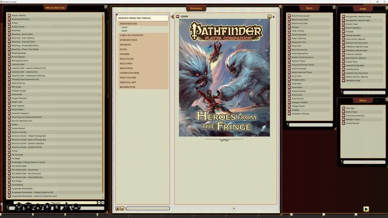 Pathfinder RPG - Pathfinder Companion: Heroes from the Fringe for ...