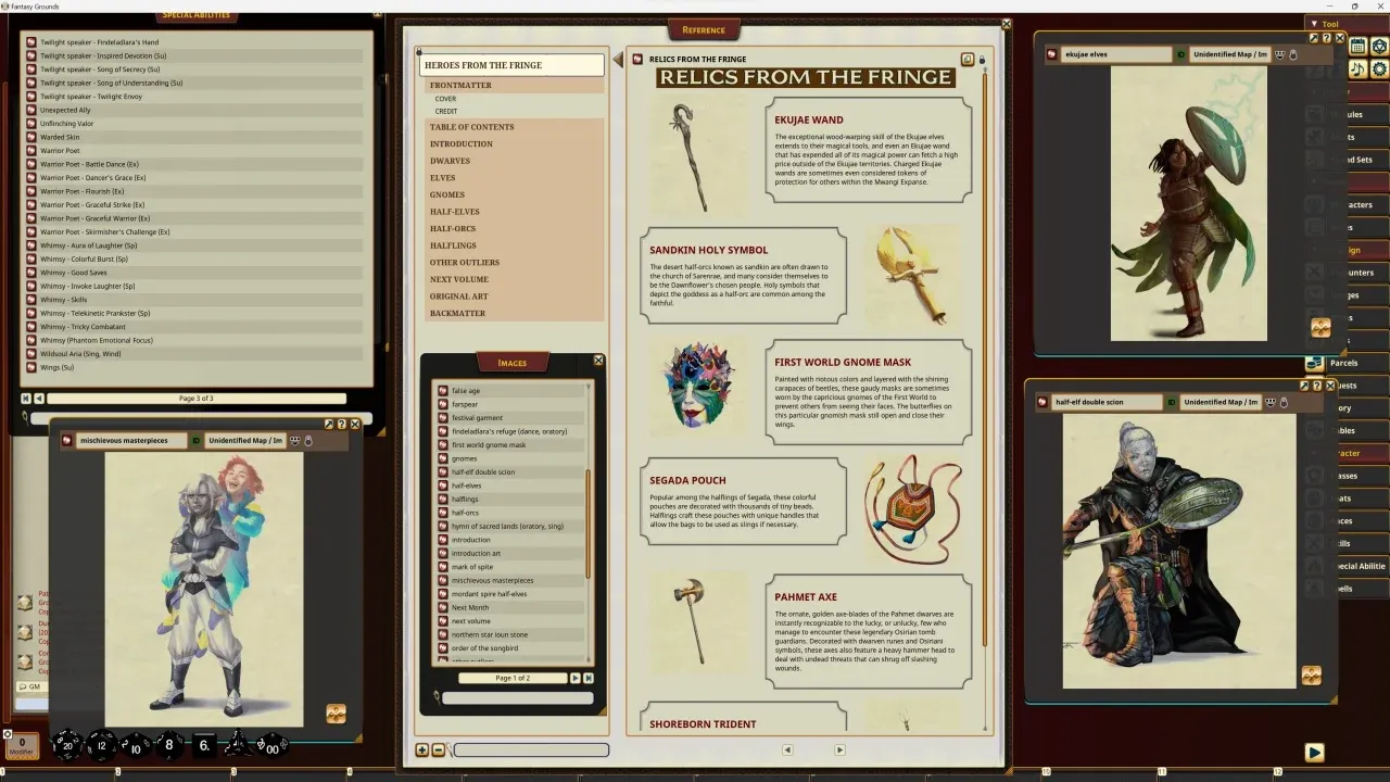 Pathfinder RPG - Pathfinder Companion: Heroes from the Fringe for ...
