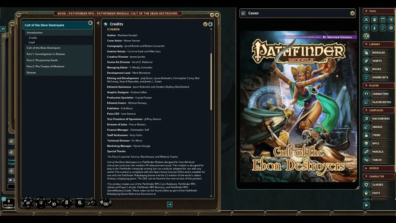 Pathfinder RPG - Pathfinder Module: Cult of the Ebon Destroyers for ...