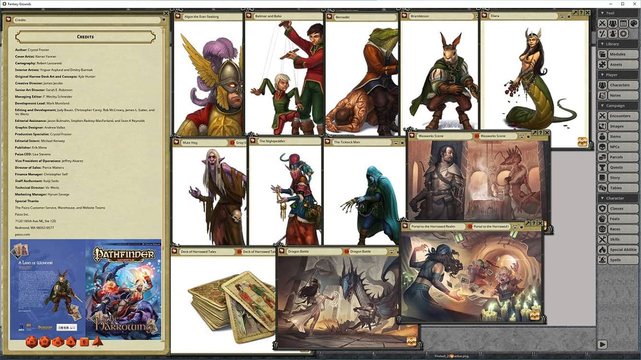 Pathfinder RPG - The Harrowing for Fantasy Grounds