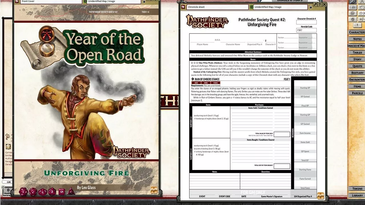 Pathfinder 2 RPG - Pathfinder Society Quest #2: Unforgiving Fire for ...