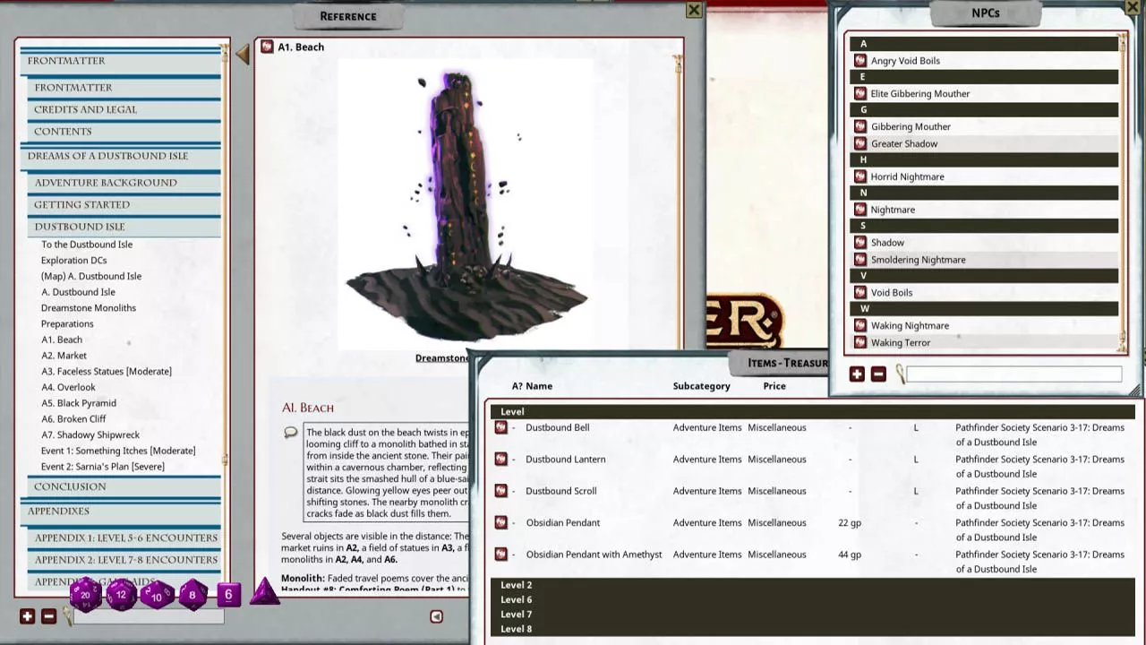 Pathfinder 2 RPG - Pathfinder Society Scenario #3-17: Dreams of a ...