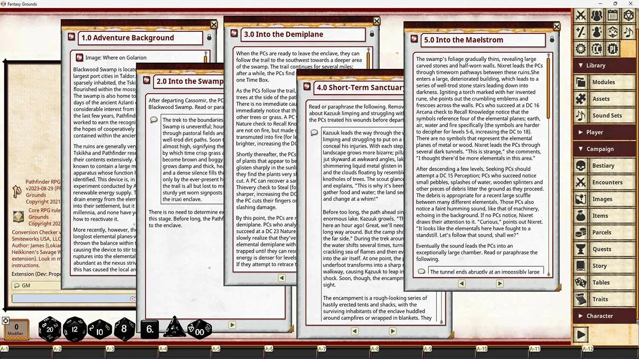 Pathfinder 2 RPG - Society Scenario #5-02: The Blackwood Lost for ...