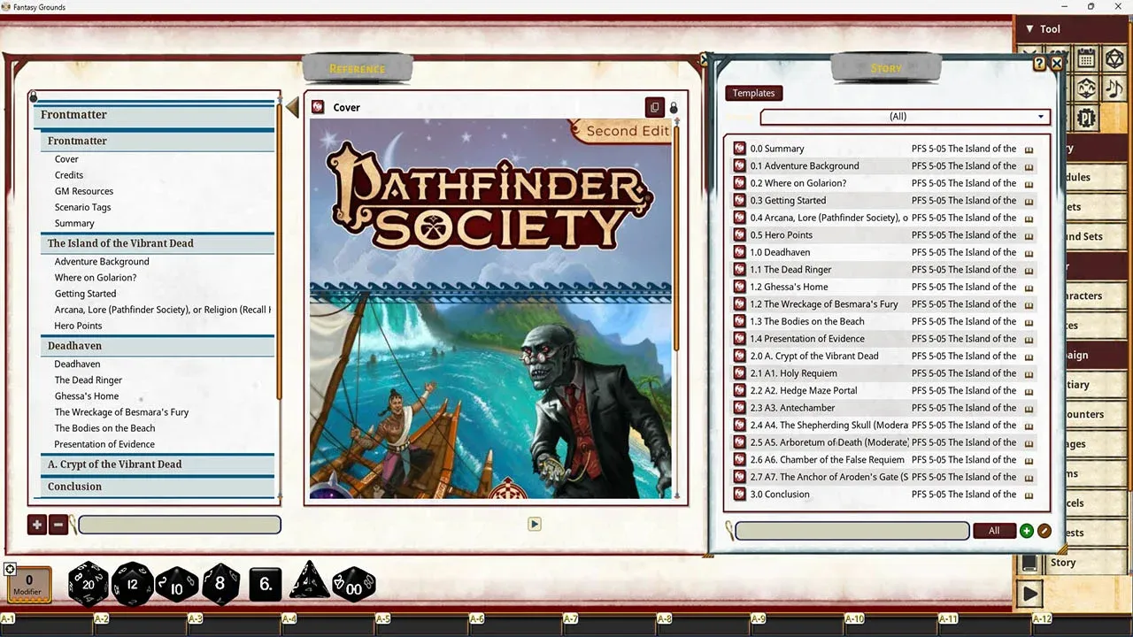 Pathfinder 2 RPG - Society Scenario #5-05: The Island of the Vibrant ...