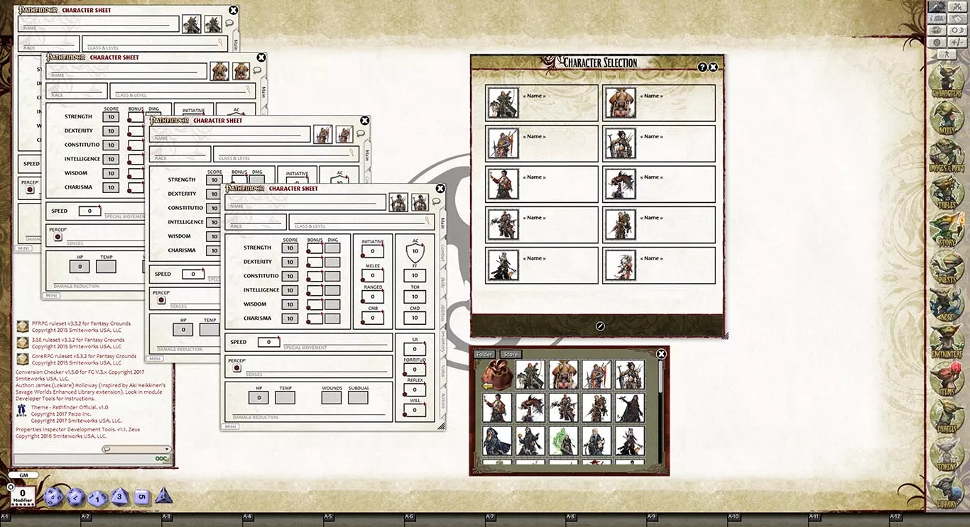 Pathfinder Iconic Portrait Pack for Fantasy Grounds