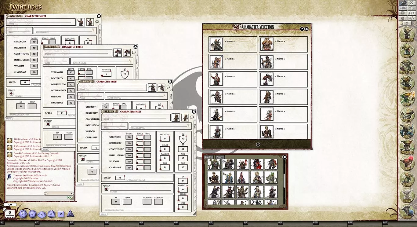 Pathfinder Iconic Portrait Pack for Fantasy Grounds