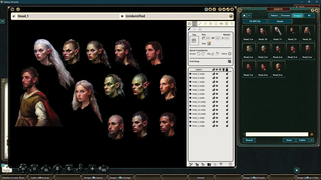 FG NPC Kit for Fantasy Grounds