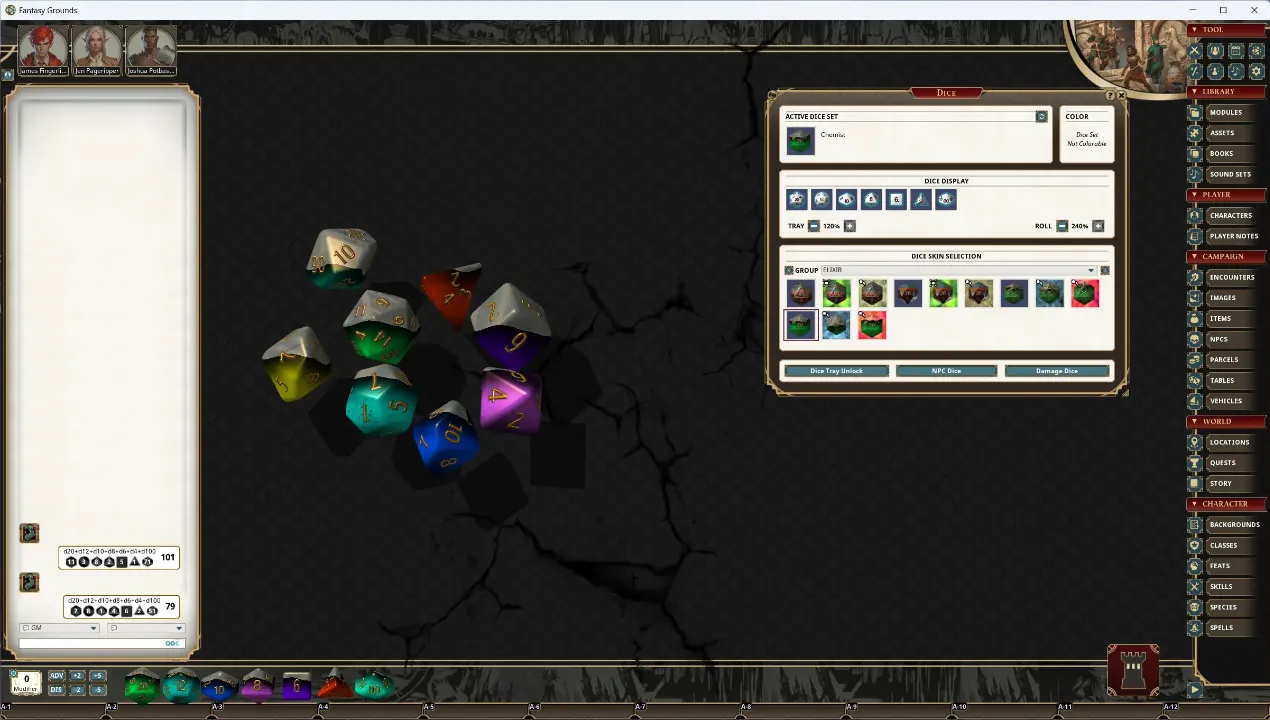 Elixir Dice Pack for Fantasy Grounds