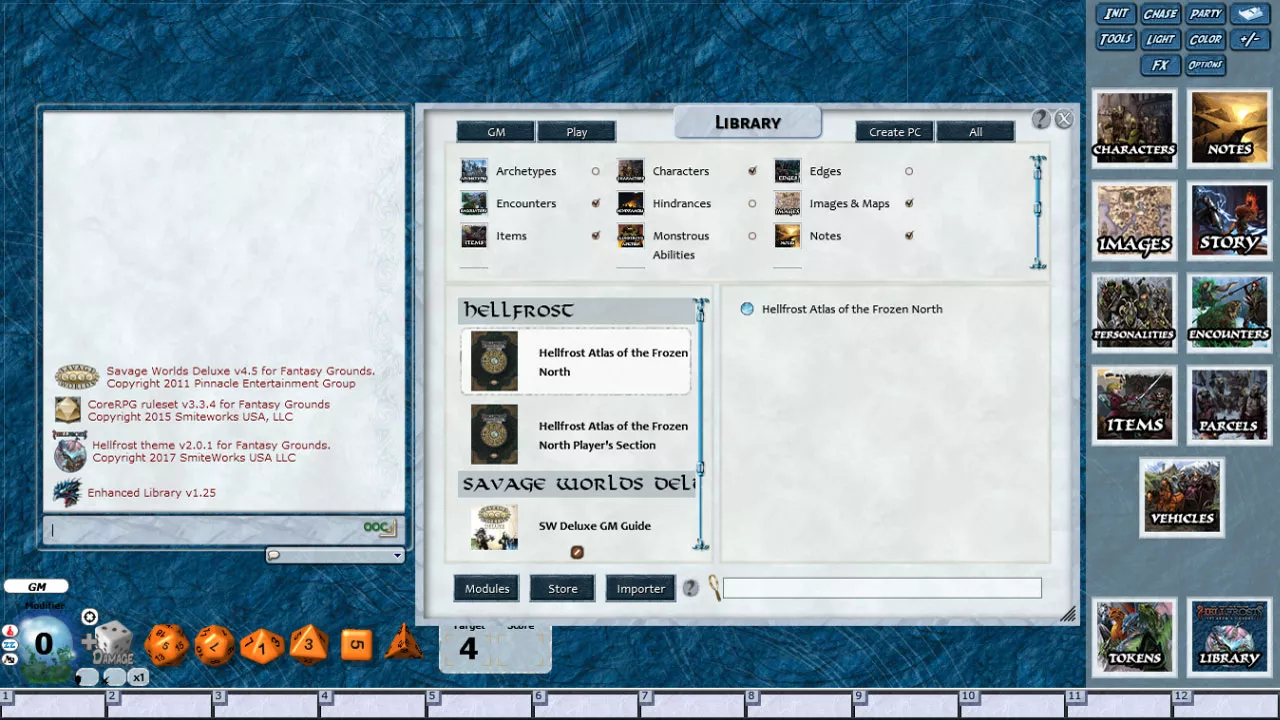 Hellfrost: Atlas of the Frozen North for Fantasy Grounds