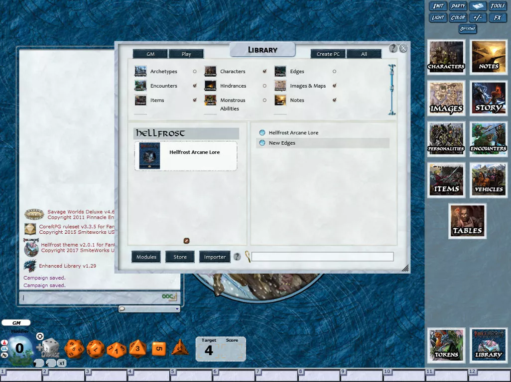 Hellfrost: Arcane Lore for Fantasy Grounds