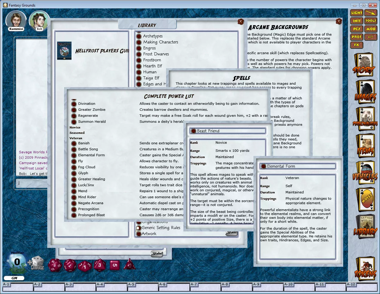 Hellfrost Player's Guide for Fantasy Grounds