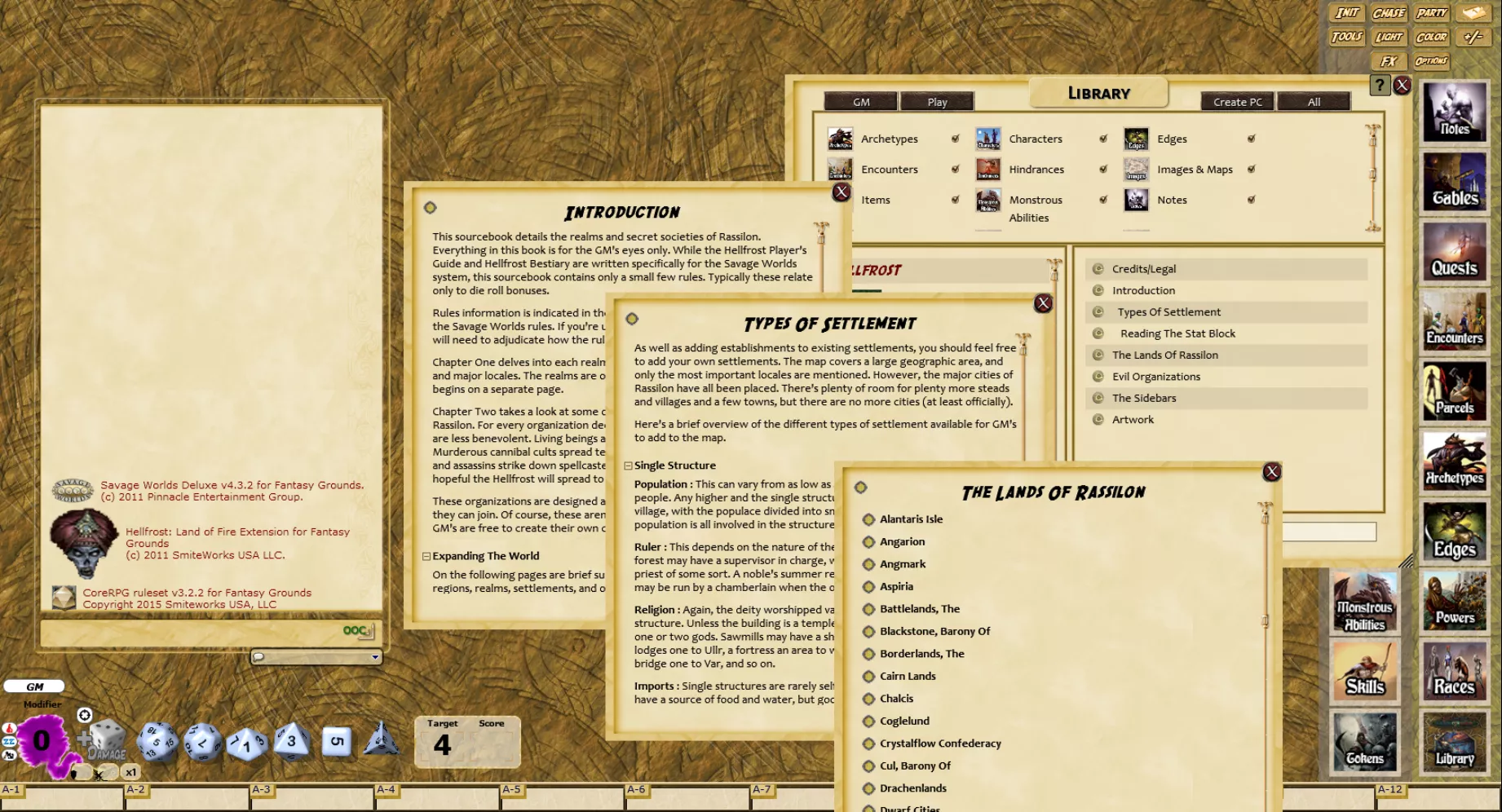 Hellfrost Gazetteer for Fantasy Grounds