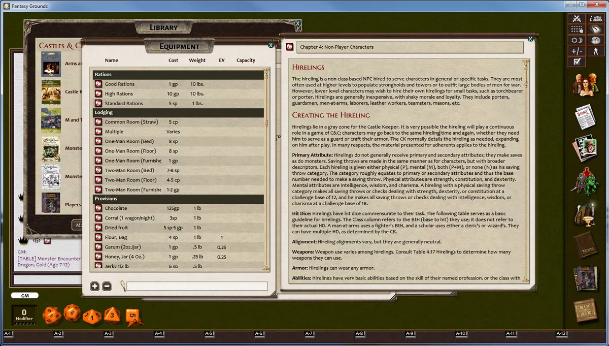 Castle Keeper's Guide for Fantasy Grounds