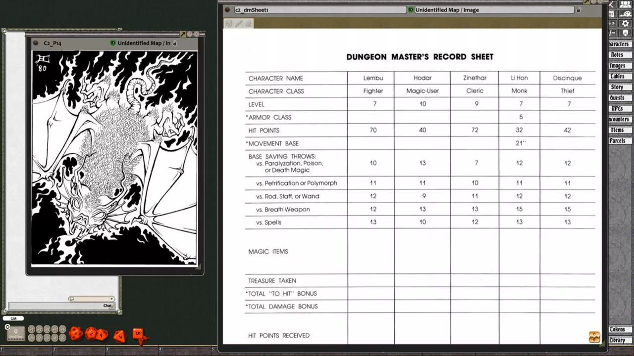 D&D Classics: C2 The Ghost Tower of Inverness for Fantasy Grounds