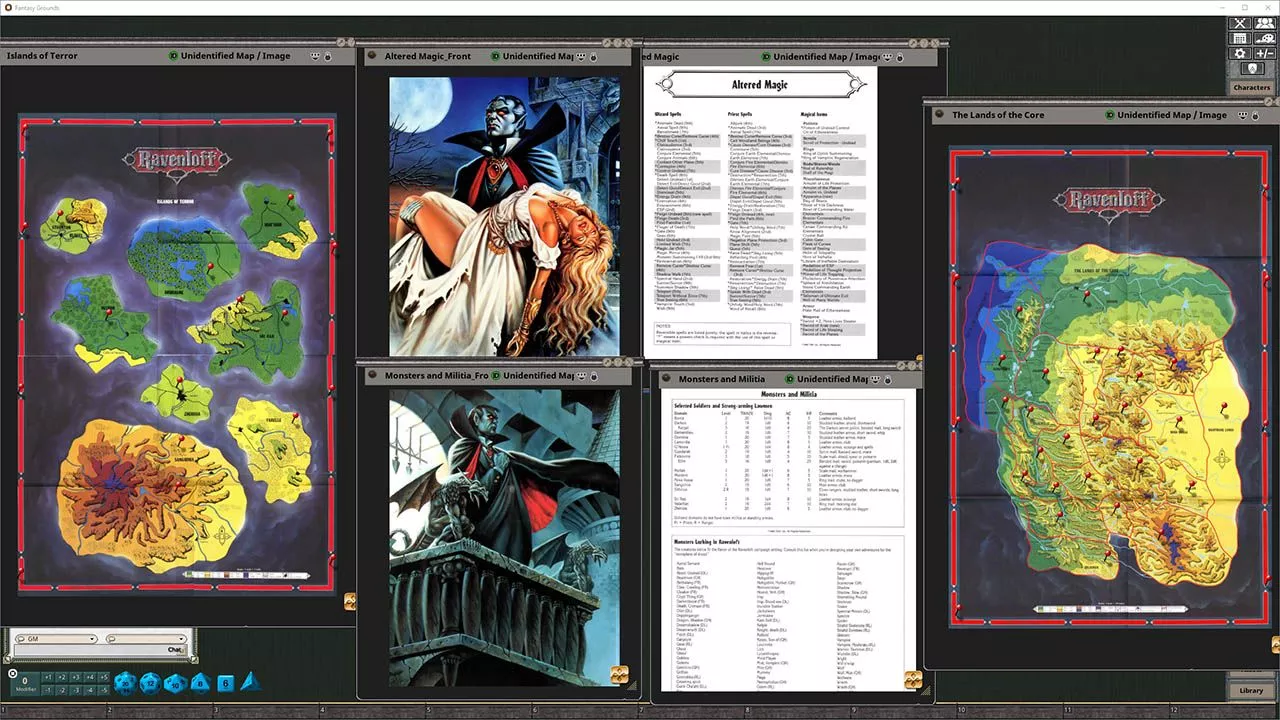 D&D Classics: Ravenloft: Realm of Terror (2E) for Fantasy Grounds