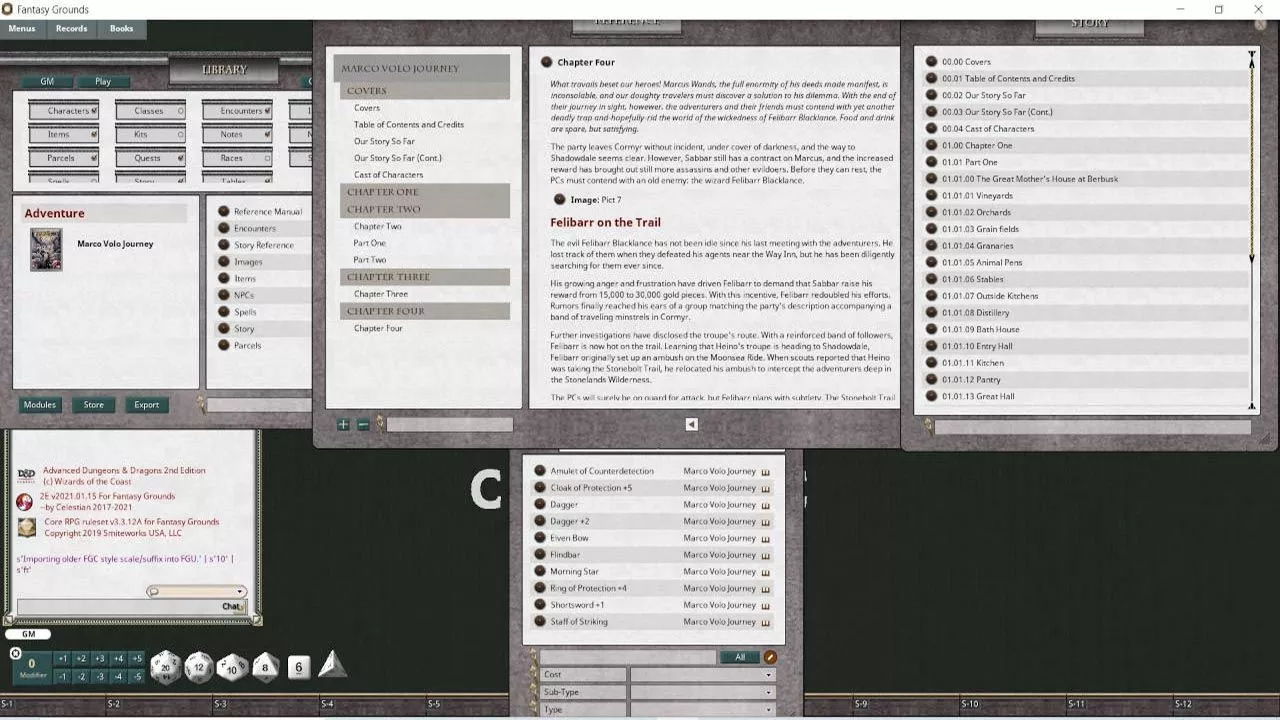 D&D Classics: Marco Volo: Journey (2E) for Fantasy Grounds