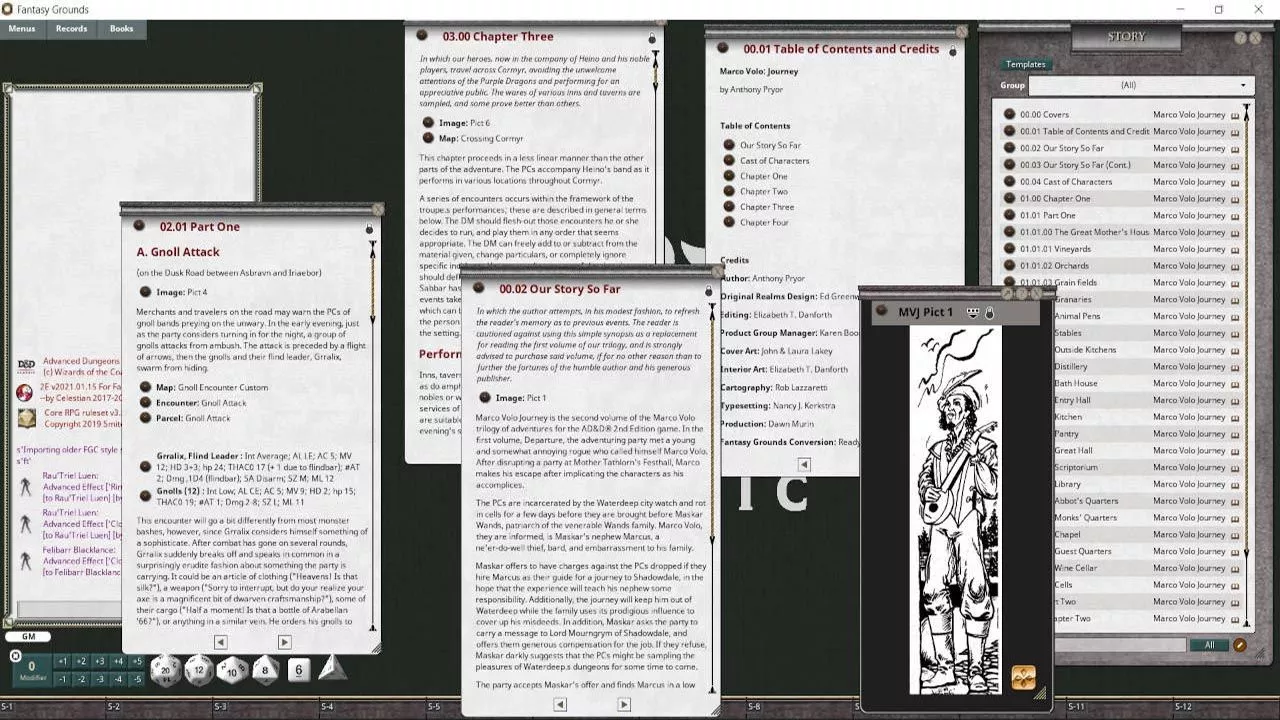 D&D Classics: Marco Volo: Journey (2E) for Fantasy Grounds