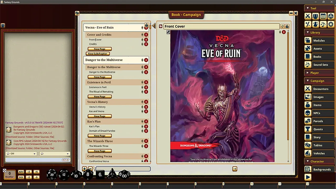 D&D Vecna: Eve of Ruin for Fantasy Grounds