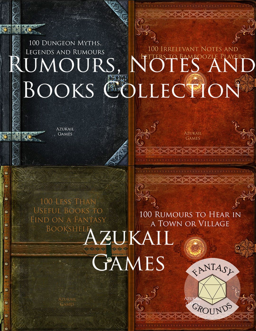 Rumours, Notes and Books Collection for Fantasy Grounds