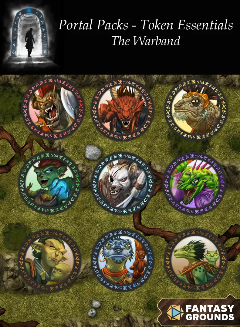 Portal Packs - Token Essentials: The Warband for Fantasy Grounds