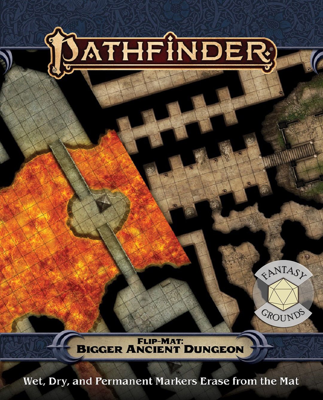 Pathfinder RPG - Pathfinder Flip-Mat: Bigger Ancient Dungeon for ...