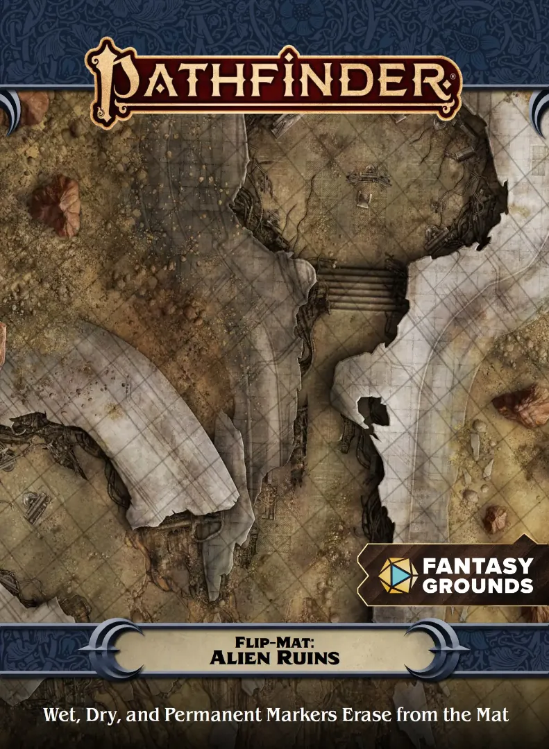 Pathfinder RPG - Pathfinder Flip-Mat: Alien Ruins for Fantasy Grounds