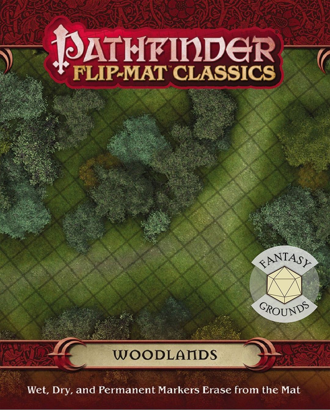 Pathfinder RPG - Pathfinder Flip-Mat - Classic Woodlands for Fantasy ...