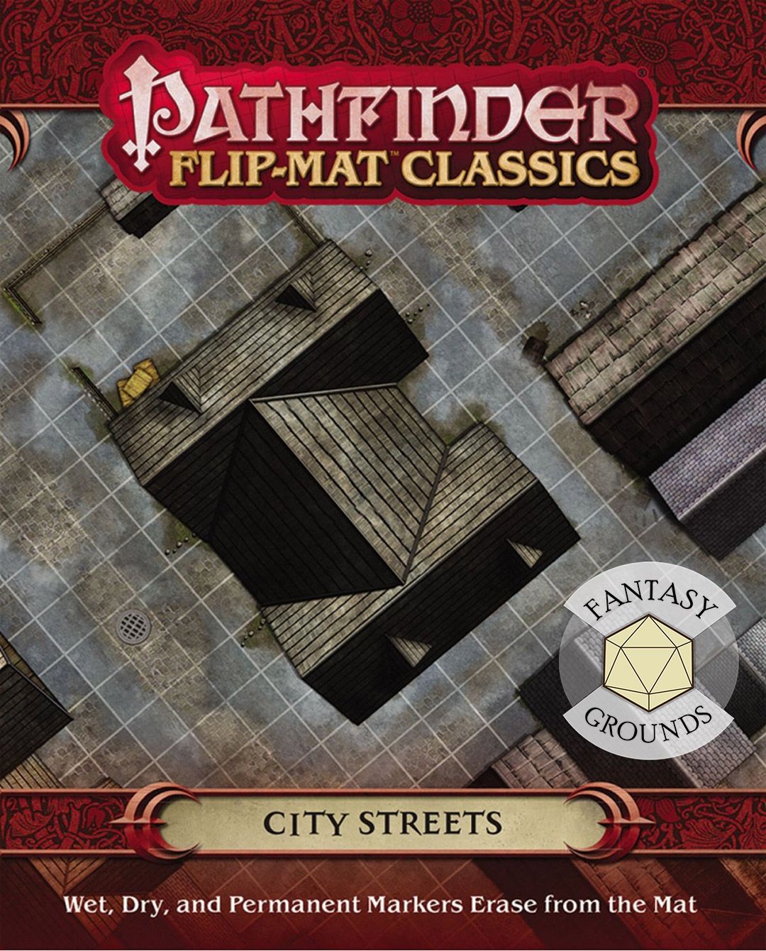Pathfinder RPG - Pathfinder Flip-Mat - Classic City Streets for Fantasy ...