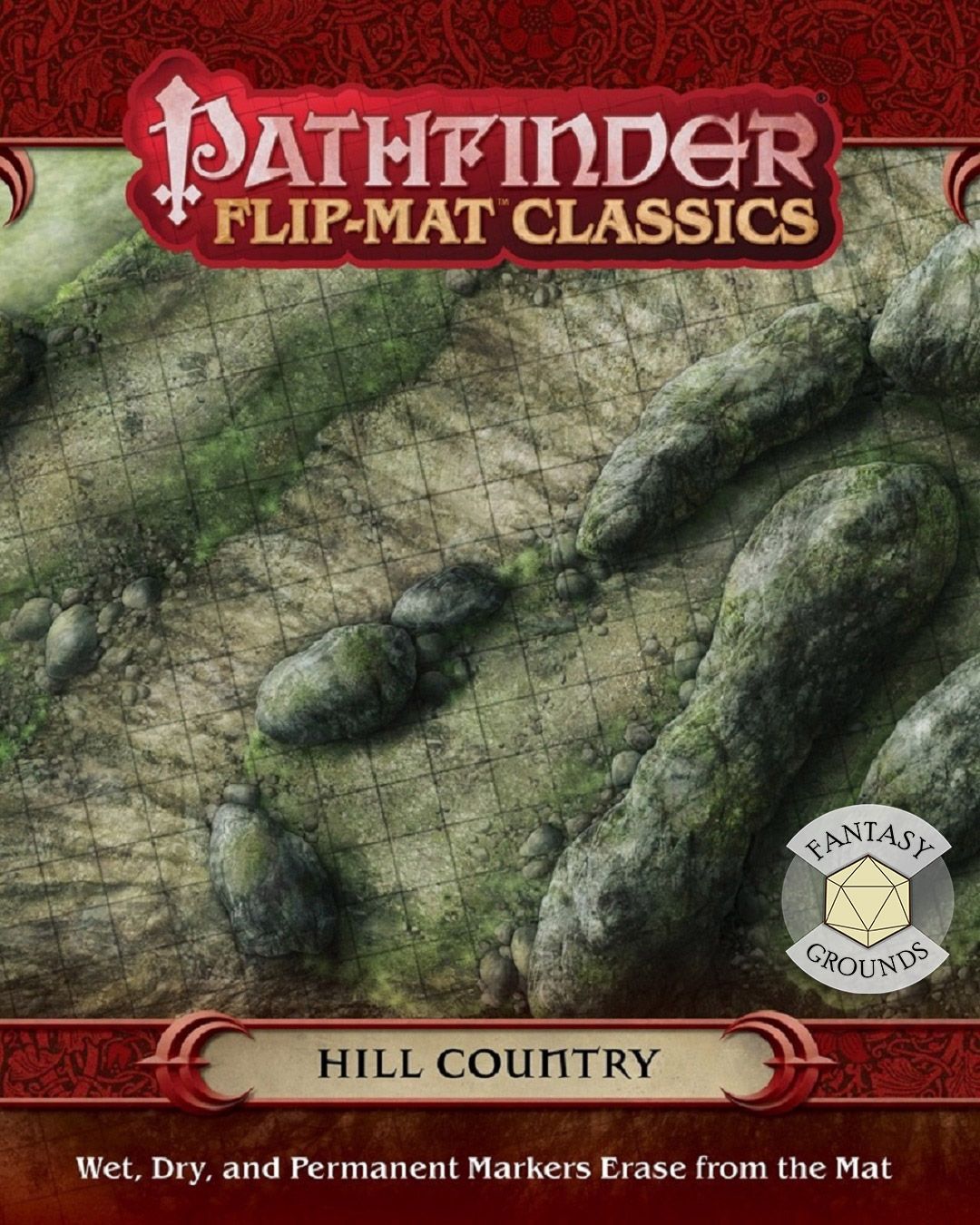 Pathfinder RPG - Pathfinder Flip-Mat - Classic Hill Country for Fantasy ...
